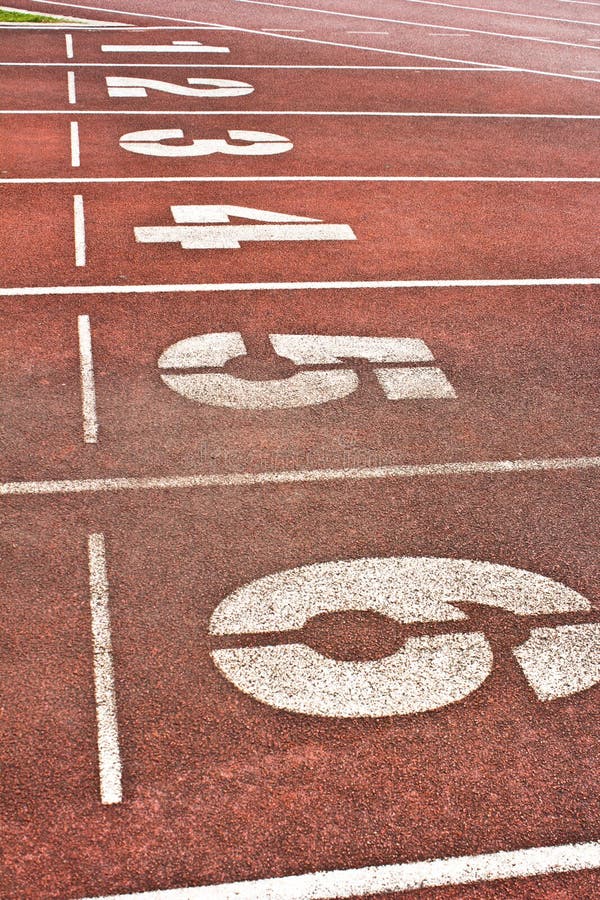 Start running track rubber stock photo. Image of lawn - 34489324