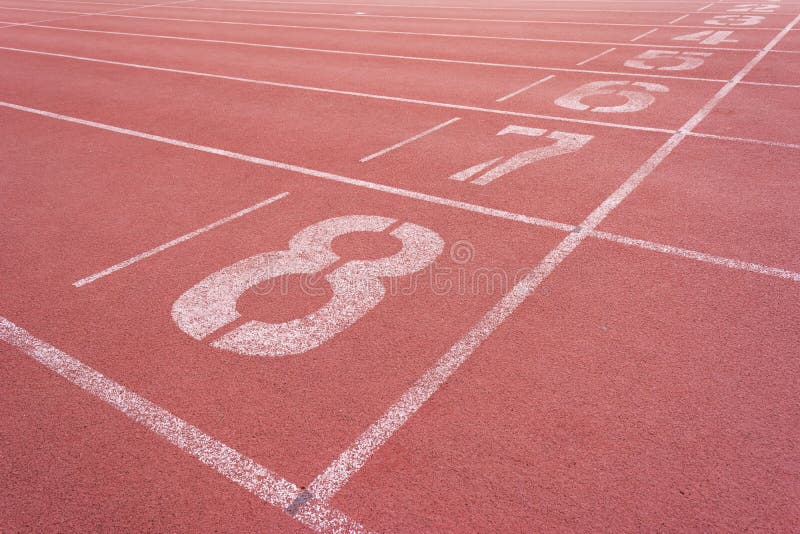 Start Running Track in Stadium or Sport Area Stock Photo - Image of ...