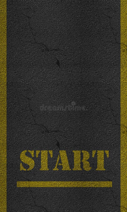 148 Start Sign Asphalt Highway Road Texture Photos - Free & Royalty ...