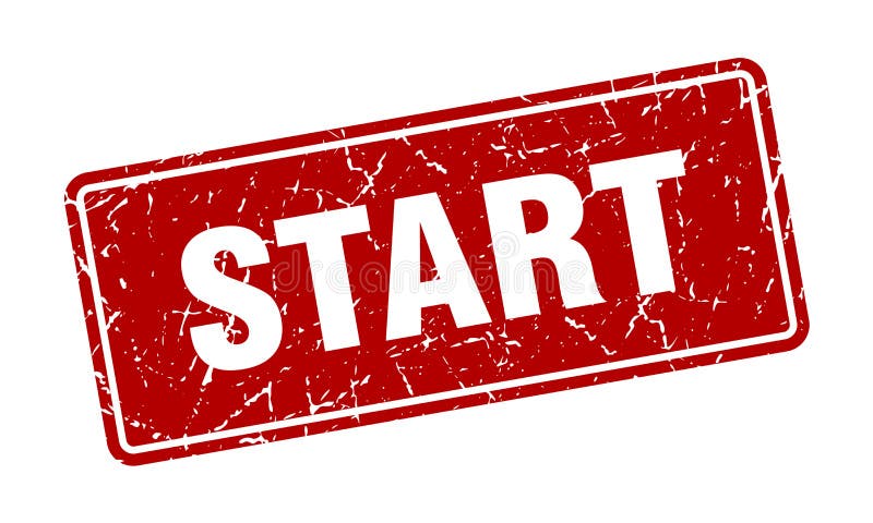 Start Sign. Start Circular Band Label. Start Sticker Stock Vector ...