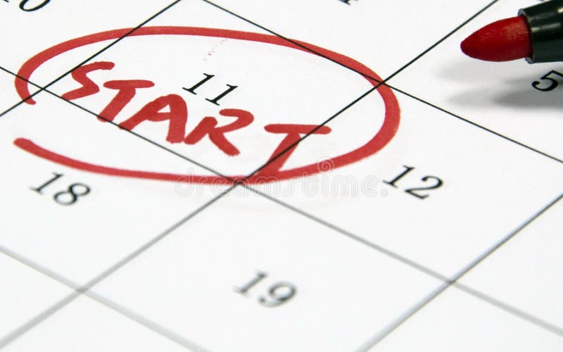 Start Sign Written with Chalk on Blackboard Stock Image - Image of ...