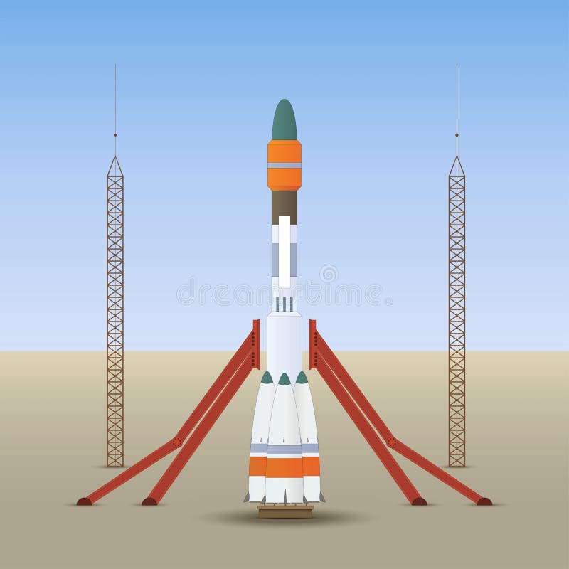 Start space rocket stock image. Image of russia, station - 61963481