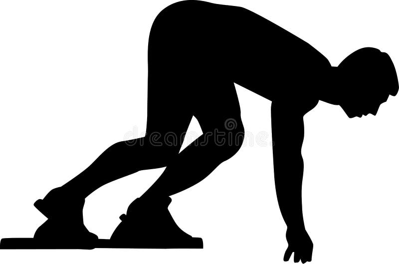 Start sprint running stock vector. Illustration of people - 106168605