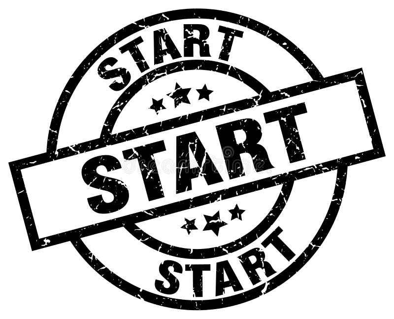 Start stamp stock vector. Illustration of vector, start - 122022296