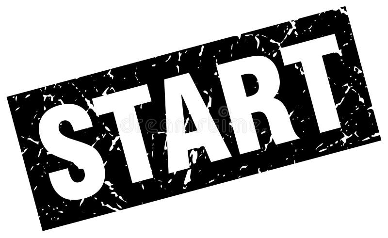 Start stamp stock vector. Illustration of grunge, grungy - 125011336