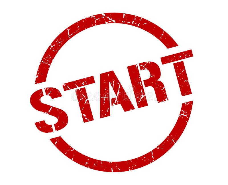 Start stamp stock vector. Illustration of peeler, start - 136944939