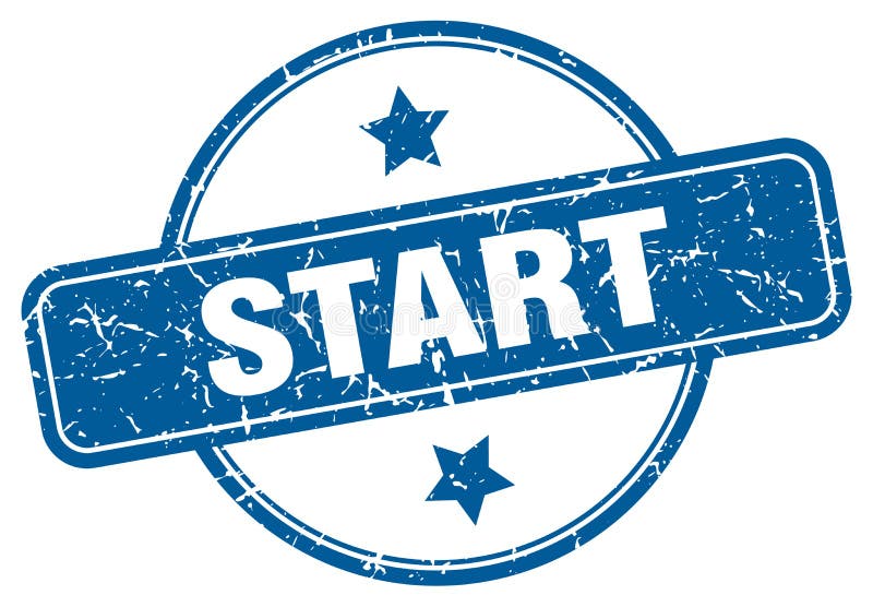 Start Stamp. Start Round Grunge Sign Stock Vector - Illustration of ...