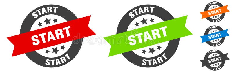 Start stamp stock vector. Illustration of vintage, grungy - 125218855