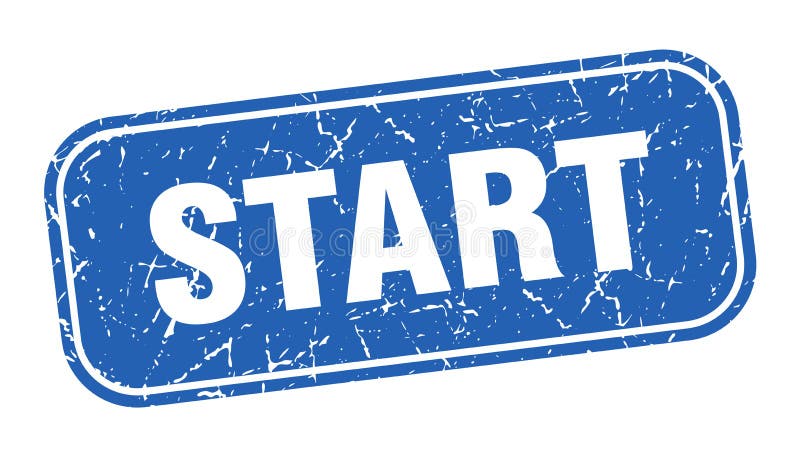 Start stamp stock vector. Illustration of grunge, grungy - 125011336