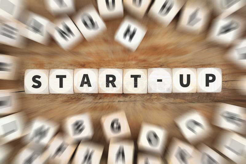 Start Start Startlancering Die Oprichtend Nieuw Bedrijf Lanceren Stock ...