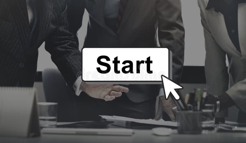 Start Starter Begin Build Launch Motivate First Concept Stock Image ...