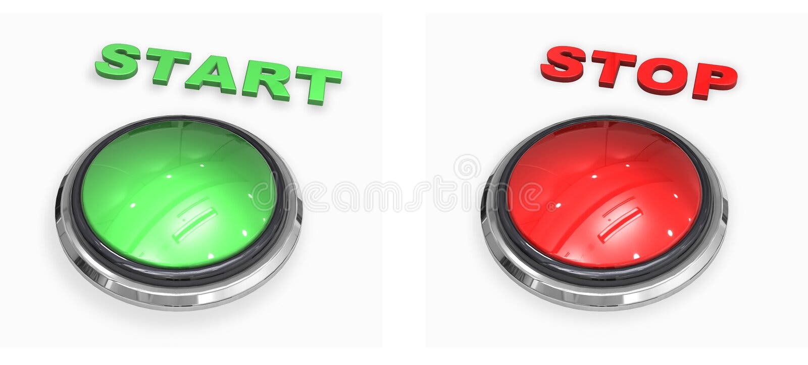 Start and stop buttons stock illustration. Illustration of finishing ...