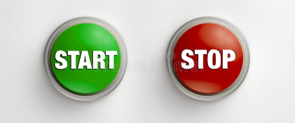 Start Stop Push Buttons Stock Illustrations – 1,528 Start Stop Push ...