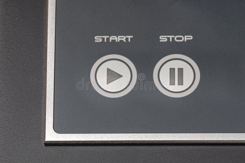 Machine Start Stop stock image. Image of electric, start - 221496157