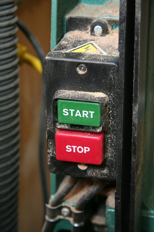 Start/stop switch stock image. Image of control, power - 1492975
