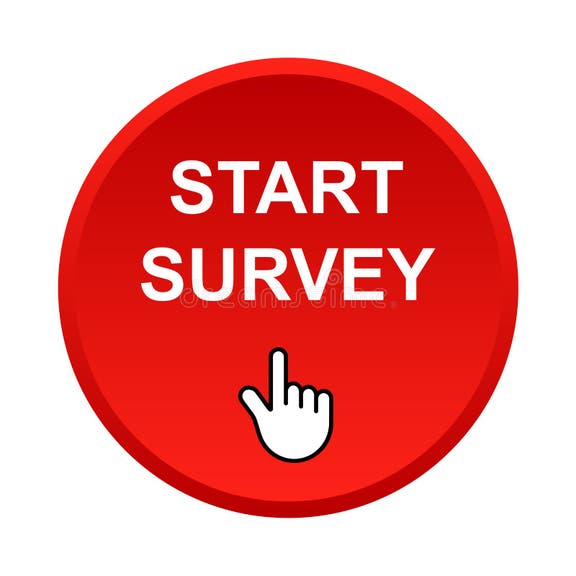 Start survey button stock vector. Illustration of cursor - 140431476