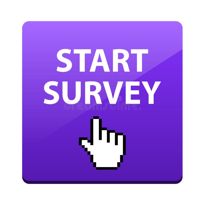 Start survey button stock vector. Illustration of customer - 199602613