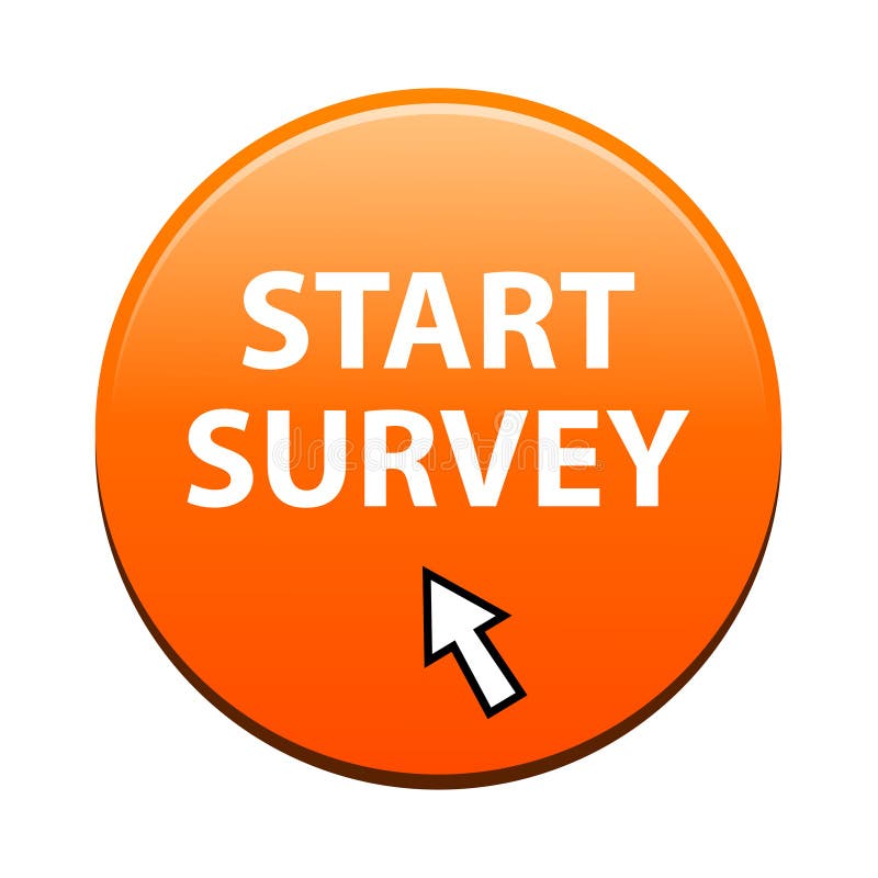 Start survey button stock vector. Illustration of graphic - 199604952