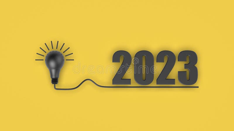 Start To New Year 2023 Plans, Goals, Objectives Stock Illustration ...