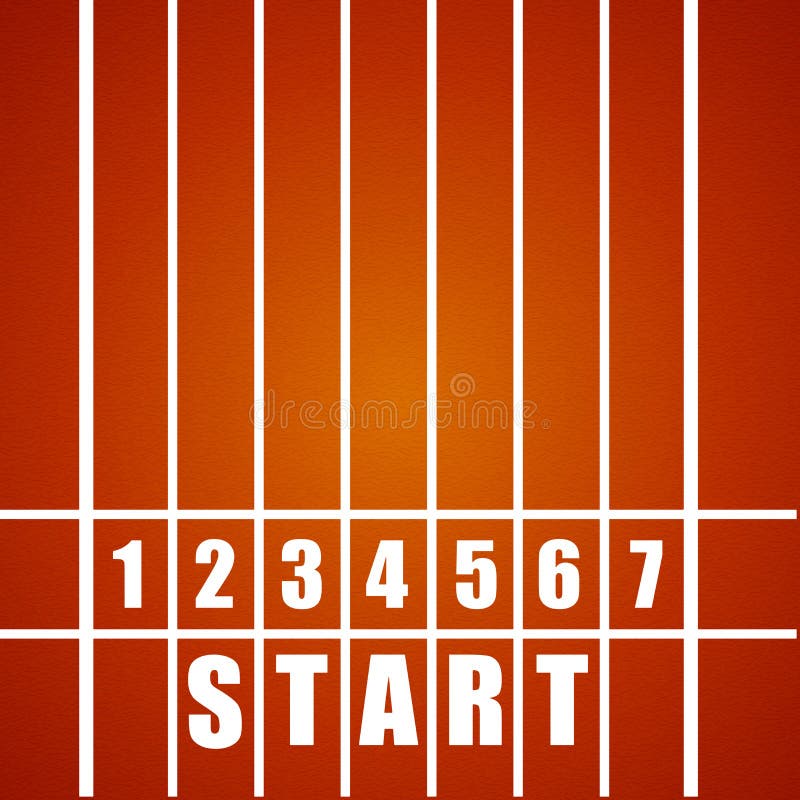 Start Track stock illustration. Illustration of sport - 59127270