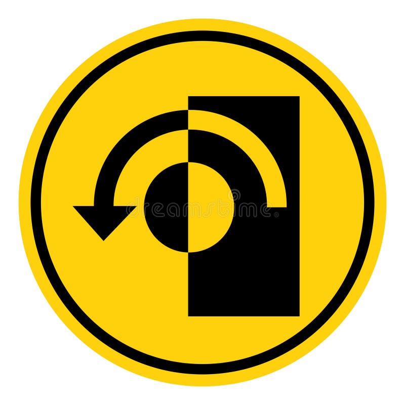 Start Turn To Open Symbol Sign, Vector Illustration, Isolate on White ...