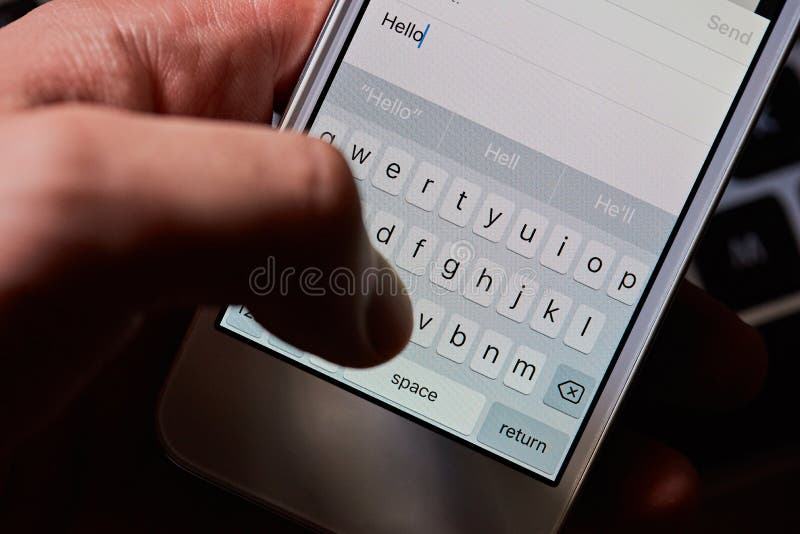 Start typing email stock image. Image of messaging, digital - 73117971