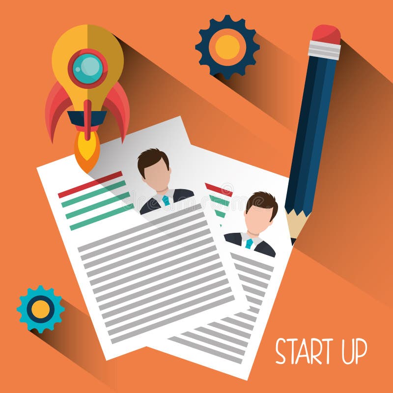 Start up business company stock vector. Illustration of enterprise ...