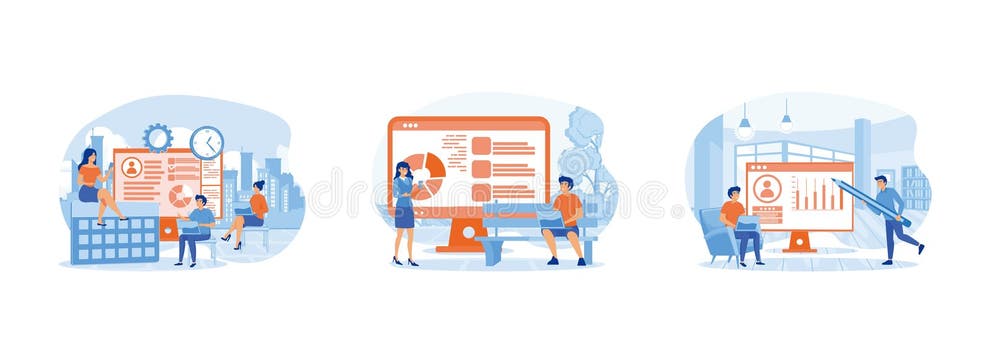 Start Up Business Development Idea. Task Distribution Online Service ...