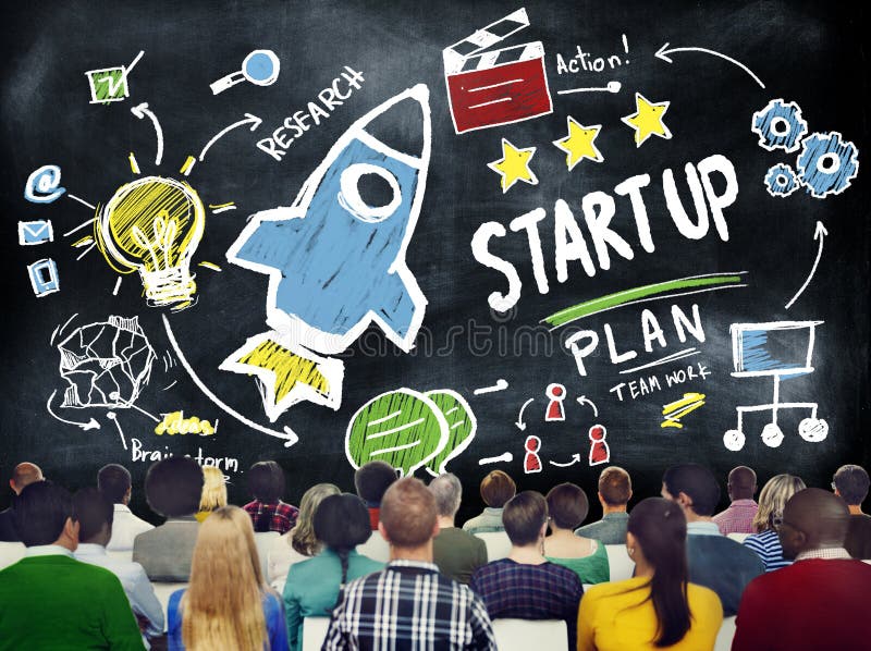 Start Up Business Launch Success Study Seminar Concept Stock Image ...