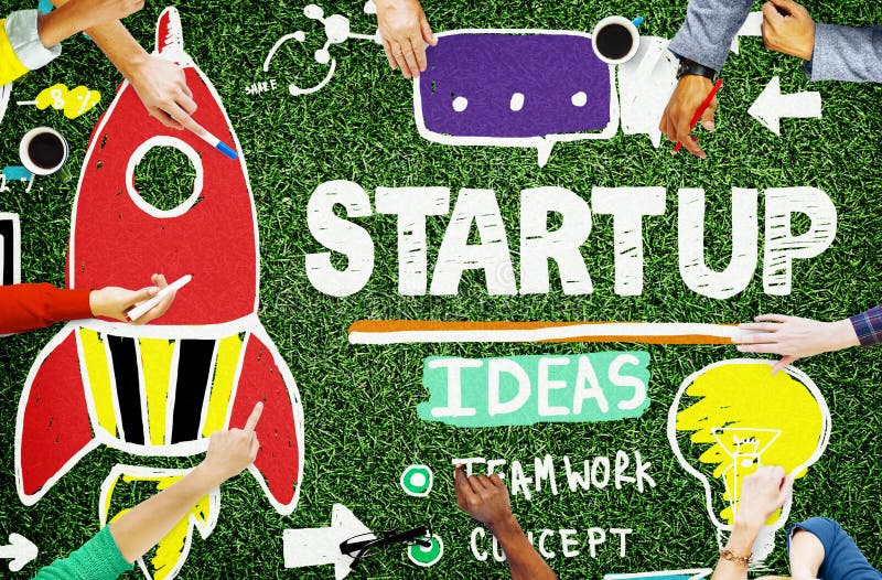 Start Up Business Plan Development Vision Concept Stock Image - Image ...