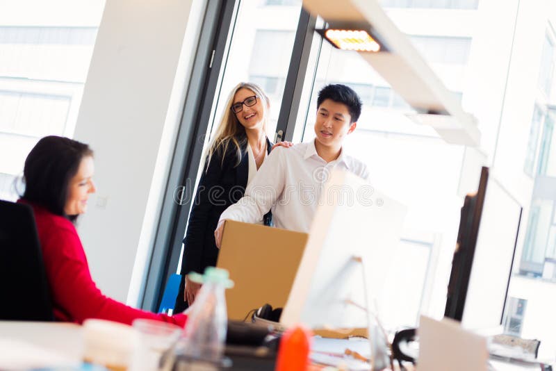 Start Up Company is Moving into Their New Office Stock Image - Image of ...