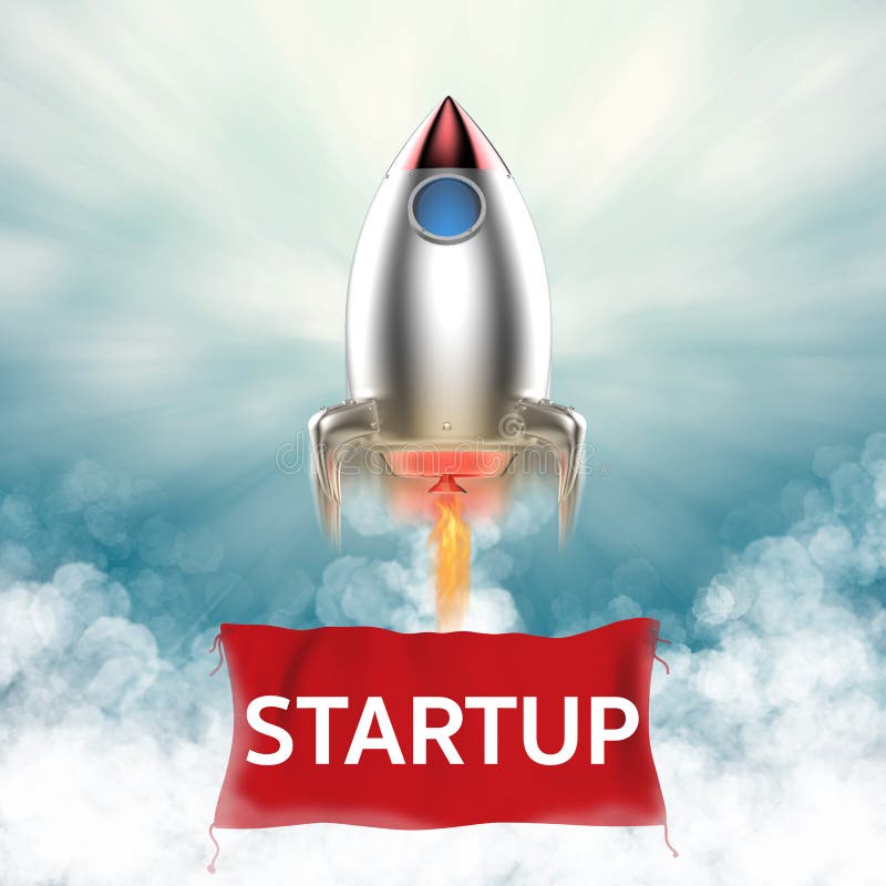 Technology Start Up Concept Stock Illustration - Illustration of speed ...