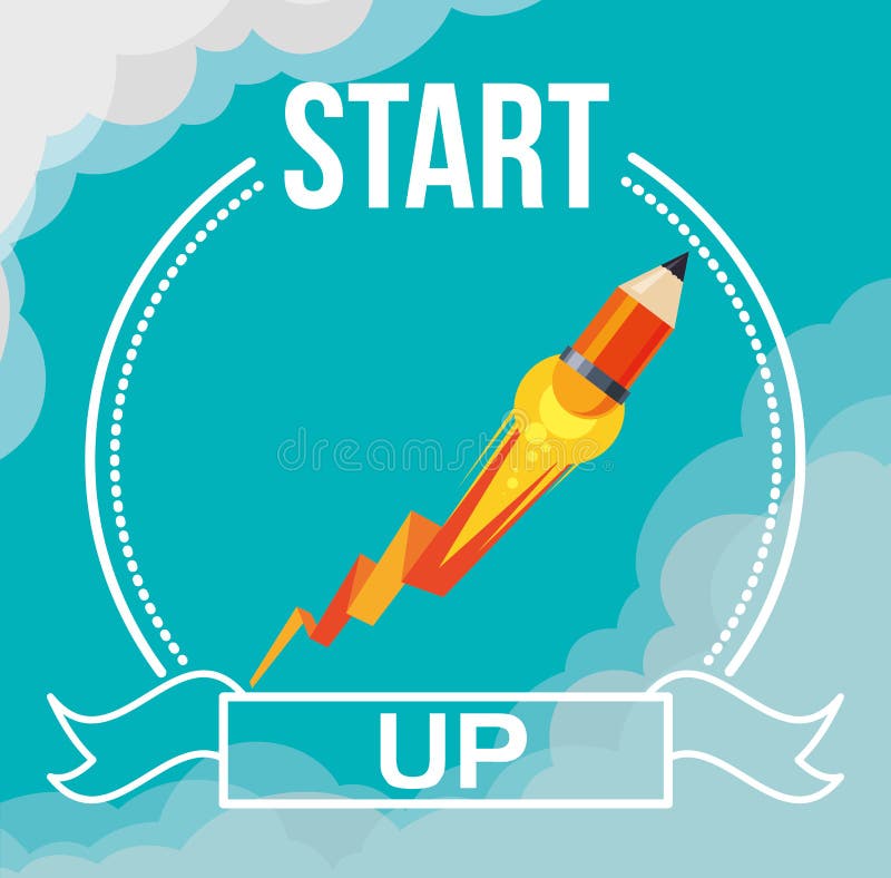 Start up design stock vector. Illustration of success - 65103426