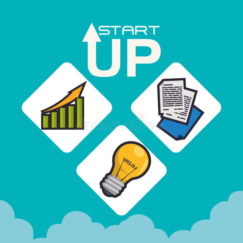 Start up design stock vector. Illustration of technology - 65103555