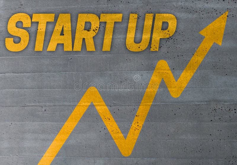 Start Up Graph Concept on Cement Texture Background Stock Image - Image ... Start Up Graph Concept on Cement Texture Background Stock Image - Image ...