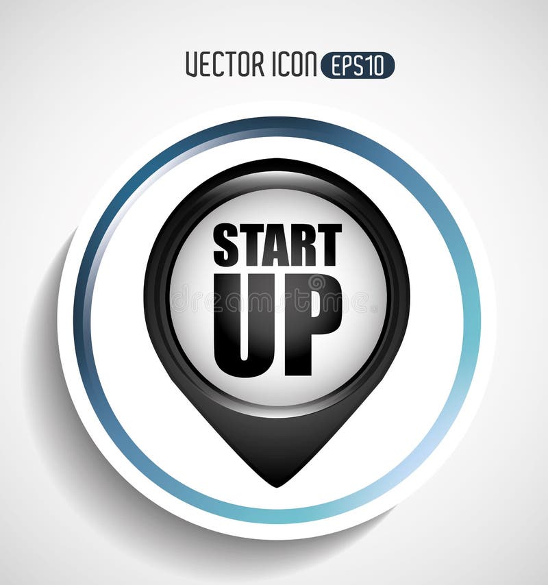 Start-up icon design stock image. Image of creative, progress - 67708345