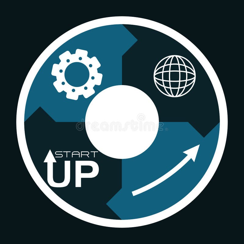 Start up icons design stock vector. Illustration of global - 63733065