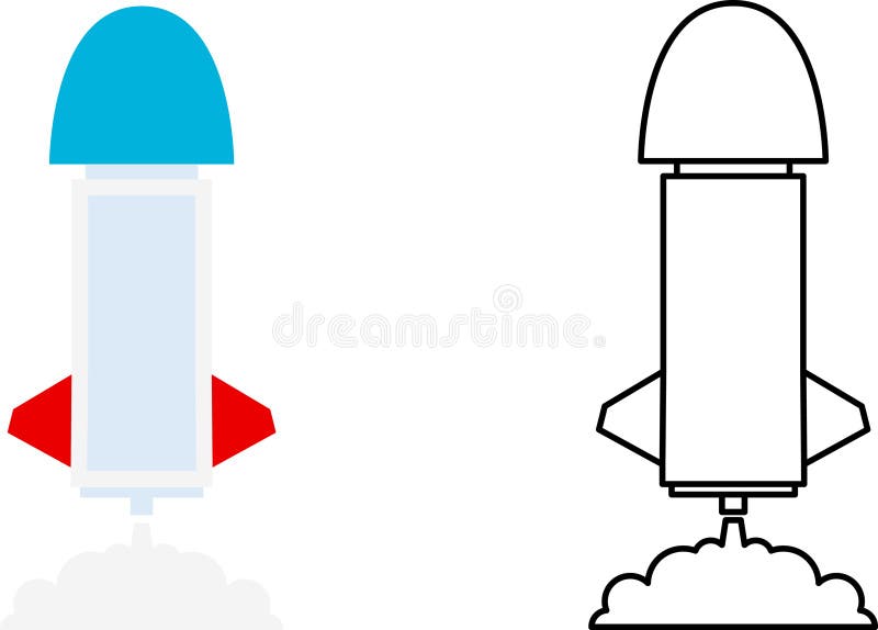 Start Up Icons Set. Space Rocket. Rocket Ship. Business Launch. Space ...