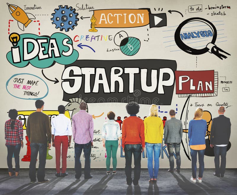 Start Up Ideas Launch Mission Opportunity Concept Stock Image - Image ...