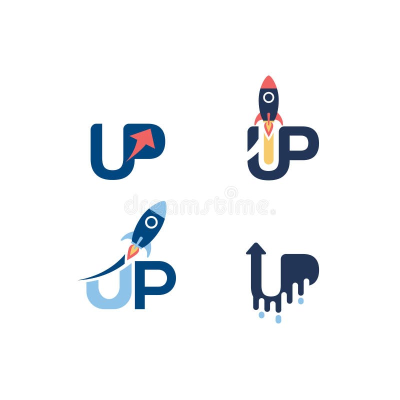 Start Up Logo Set Logo Sign Symbol Icon Stock Illustration ...