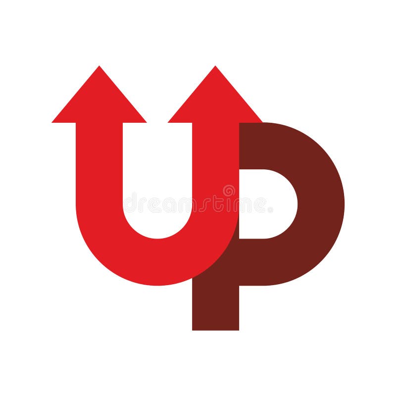 Start Up Logo. Up Arrow Emblem Stock Vector - Illustration of direction ...