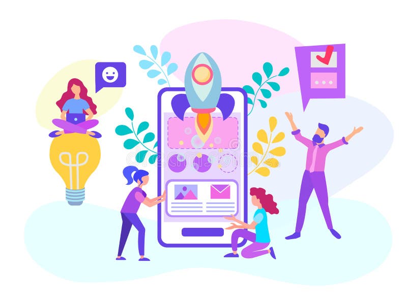 Start Up of a Mobile Application, Creation of a Mobile Online Project ...