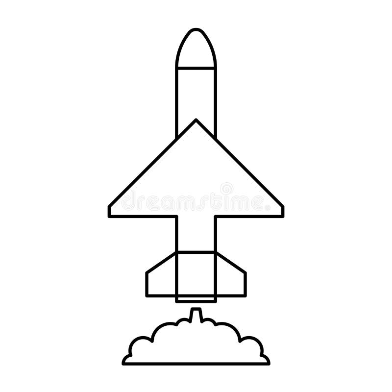 Start Up of the Space Rocket. Rocket Ship. Business Launch Stock Vector ...