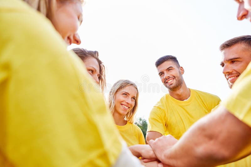 Start-up Team at a Team Building Event Stock Photo - Image of people ...