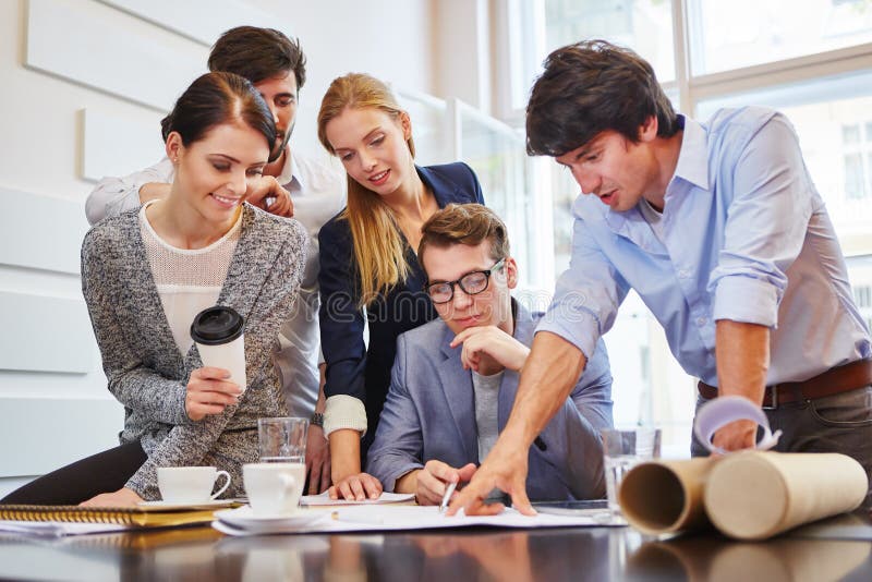 Start-up Team for Business Planning Stock Image - Image of solution ...