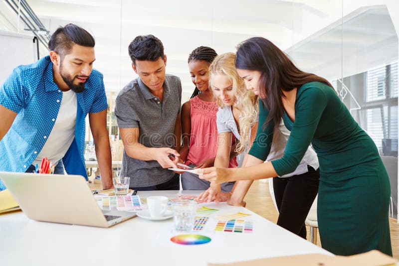 Students Discussing Assignments Stock Photo - Image of discussion ...