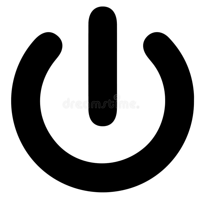 Start Vector Icon Eps 10. Power Button Stock Vector - Illustration of ...
