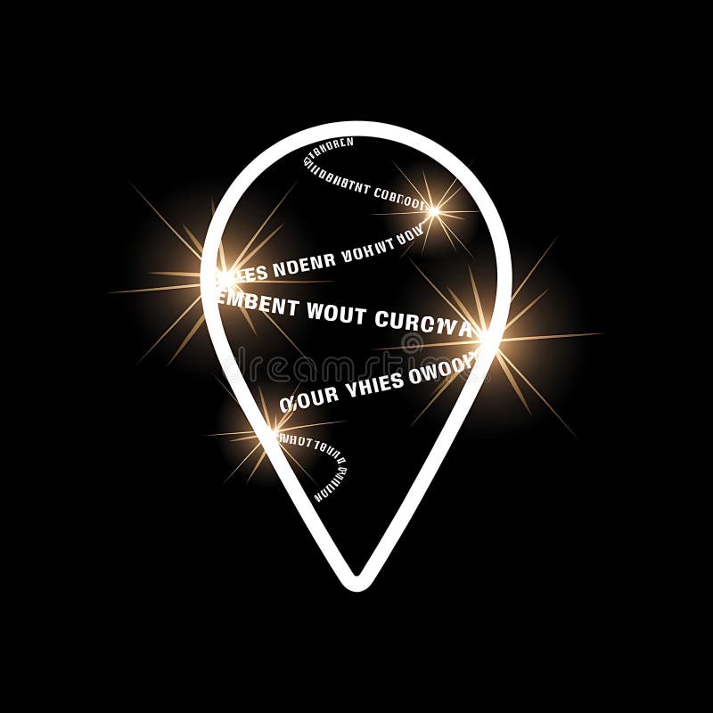 Start Where You are GPS Map Pin with Motivational Path, with Thick ...