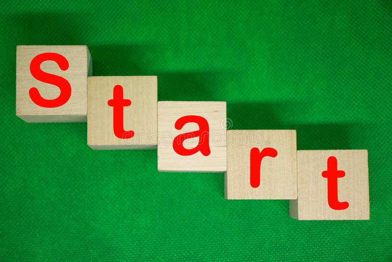 Start word concept stock image. Image of single, hand - 187443939