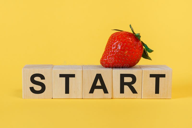 Start - Word Wooden Cubes on Mint Background Stock Image - Image of ...